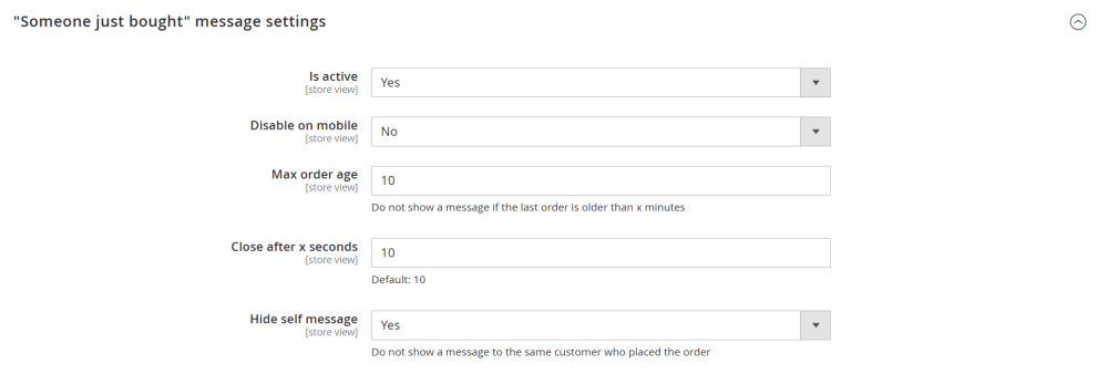 Recent Sales Notification | User Manual