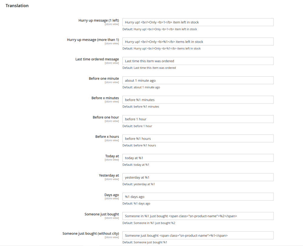 Recent Sales Notification | User Manual