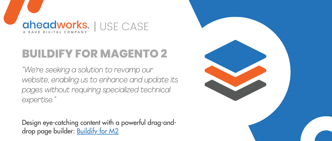 Buildify - Best Drag and Drop CMS with Page Builder | Magento 2 Extension