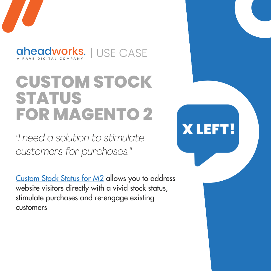 Magento 2 Custom Stock Status | Aheadworks